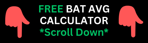 Batting Average Calculator [Easy Tool with Formula for Calculating ...